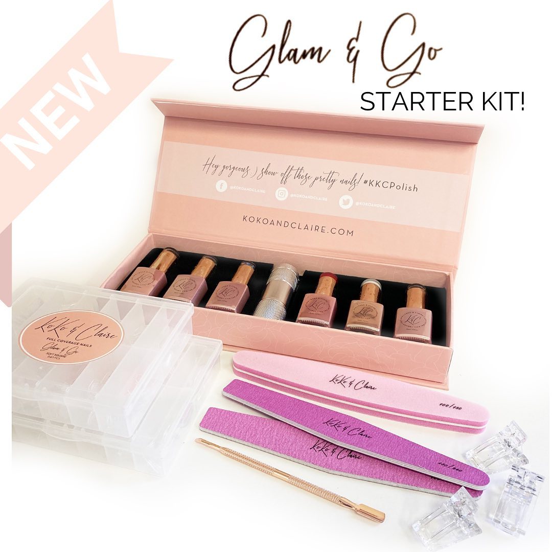 Glam and Go Starter Kit (Required Accessories) – Clear Jelly Stamper