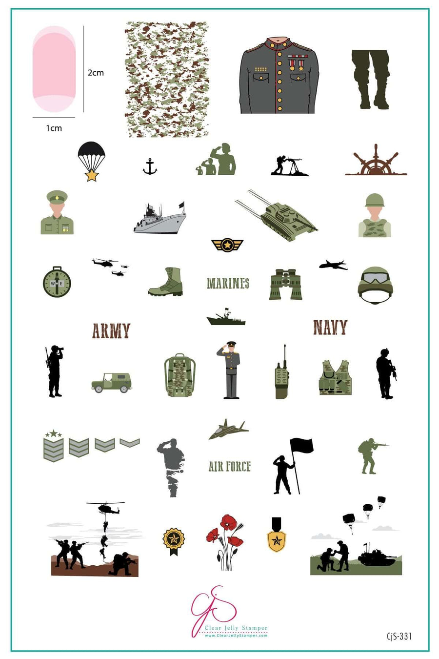 Stamping Plates – Clear Jelly Stamper