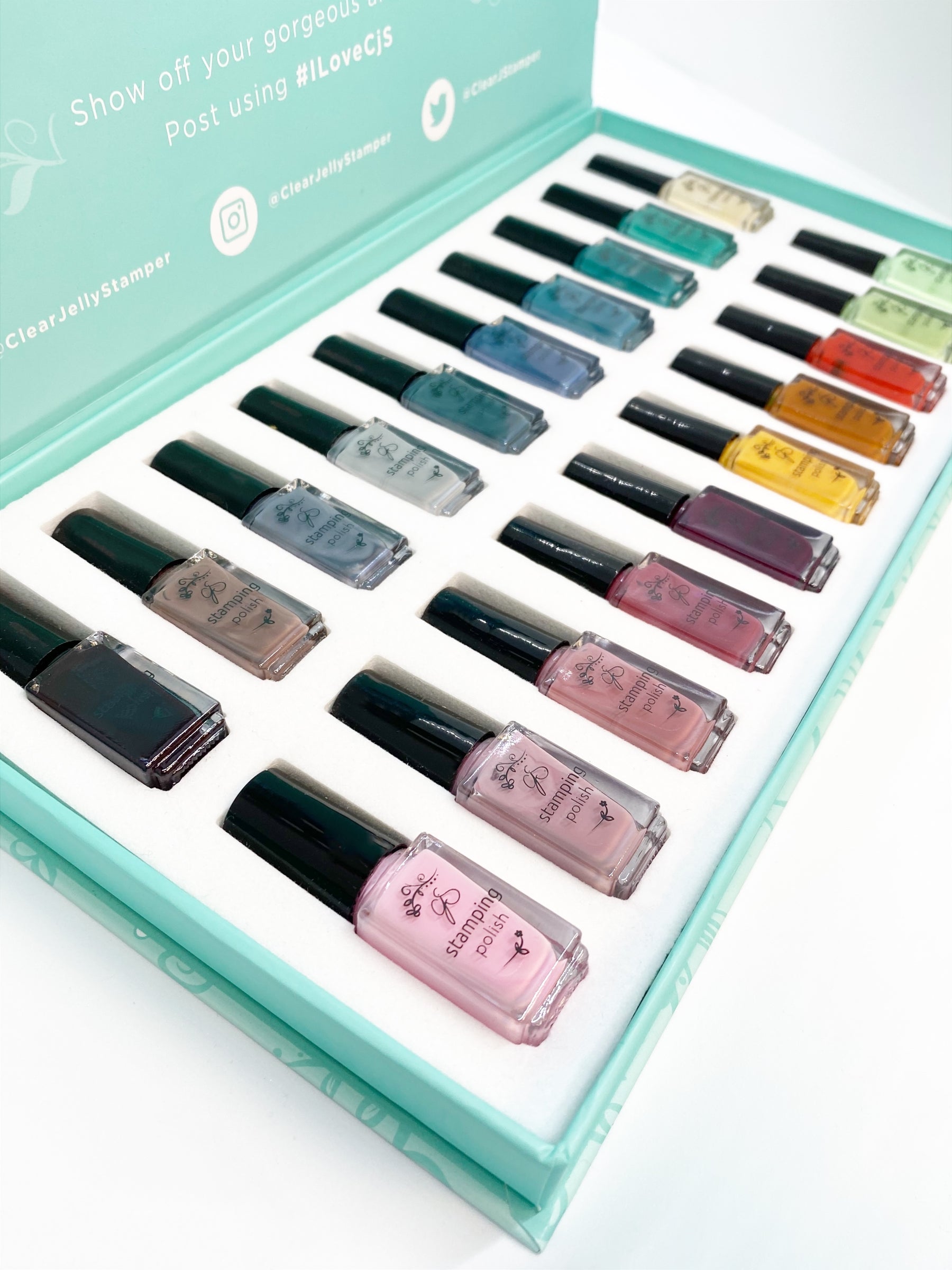 Straw-berry Sweet (CjS-350) Nail Art layered Plate | Clear Jelly Stamper